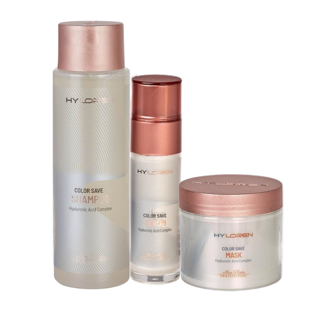 מארז לשמירת גוון סרום + שמפו + מסכה קולור סייב - מון פלטין MON PLATIN ...